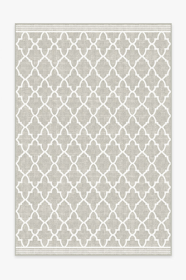Outdoor Varia Trellis Stone Rug | Ruggable