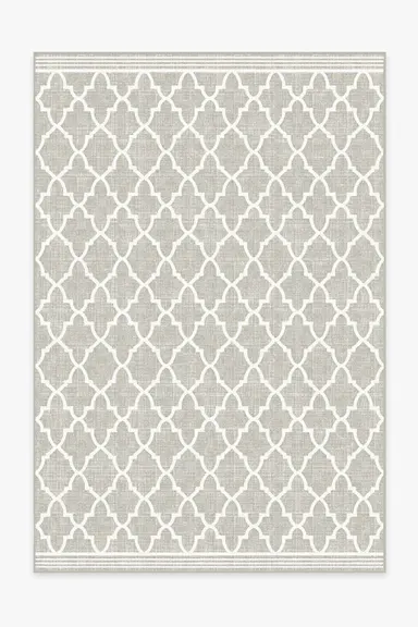 Outdoor Varia Trellis Stone Rug | Ruggable
