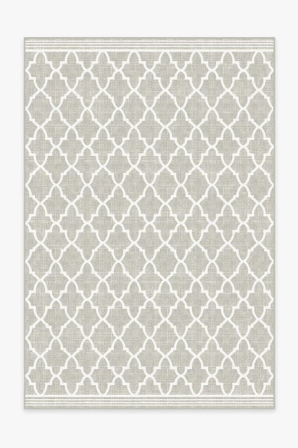 Outdoor Varia Trellis Stone Rug | Ruggable