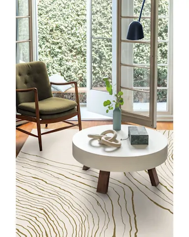 Nina Takesh Seine Camel & Ivory Rug | Ruggable