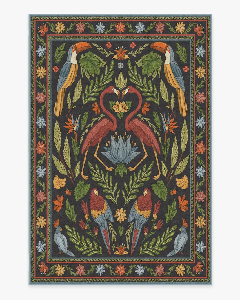 Iris Apfel Birds Of A Feather Rug | Ruggable