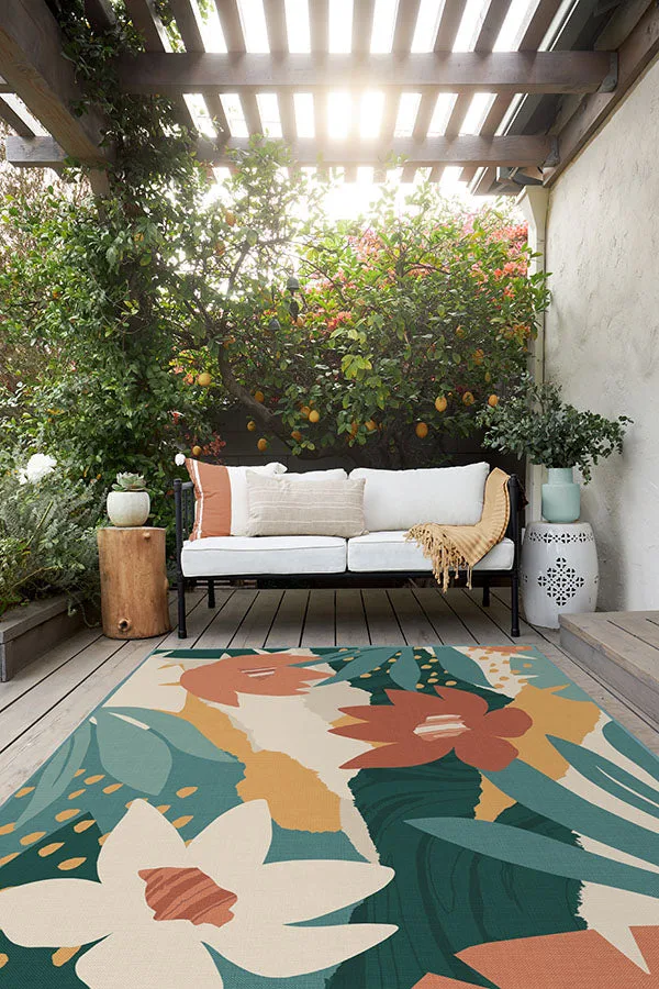 Outdoor Arcadia Multicolor Rug | Ruggable