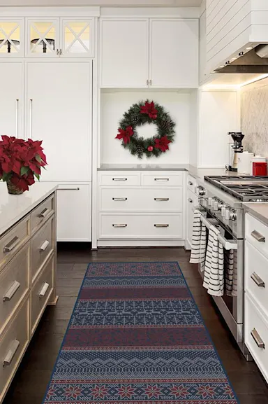 Fair Isle Red Rug | Ruggable