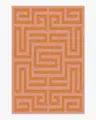 Maze Pink & Orange Rug | Ruggable