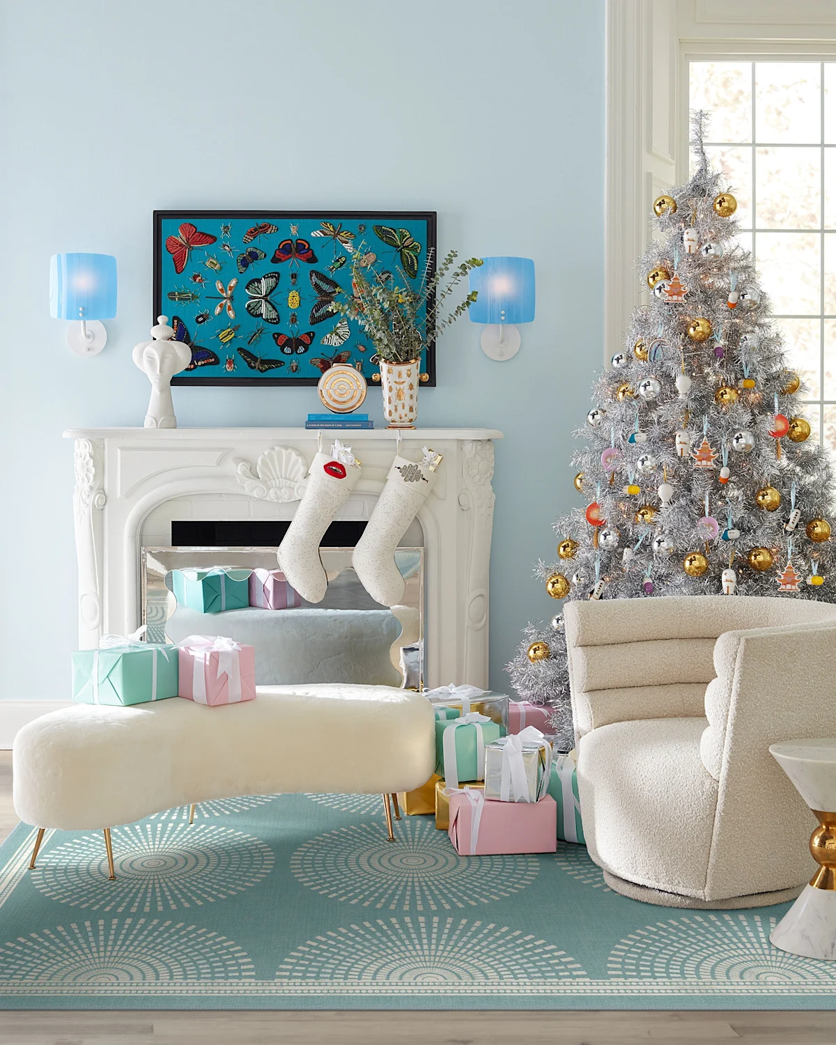 Jonathan Adler Santorini Blue Rug | Ruggable