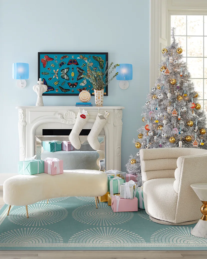 Jonathan Adler Santorini Blue Rug | Ruggable