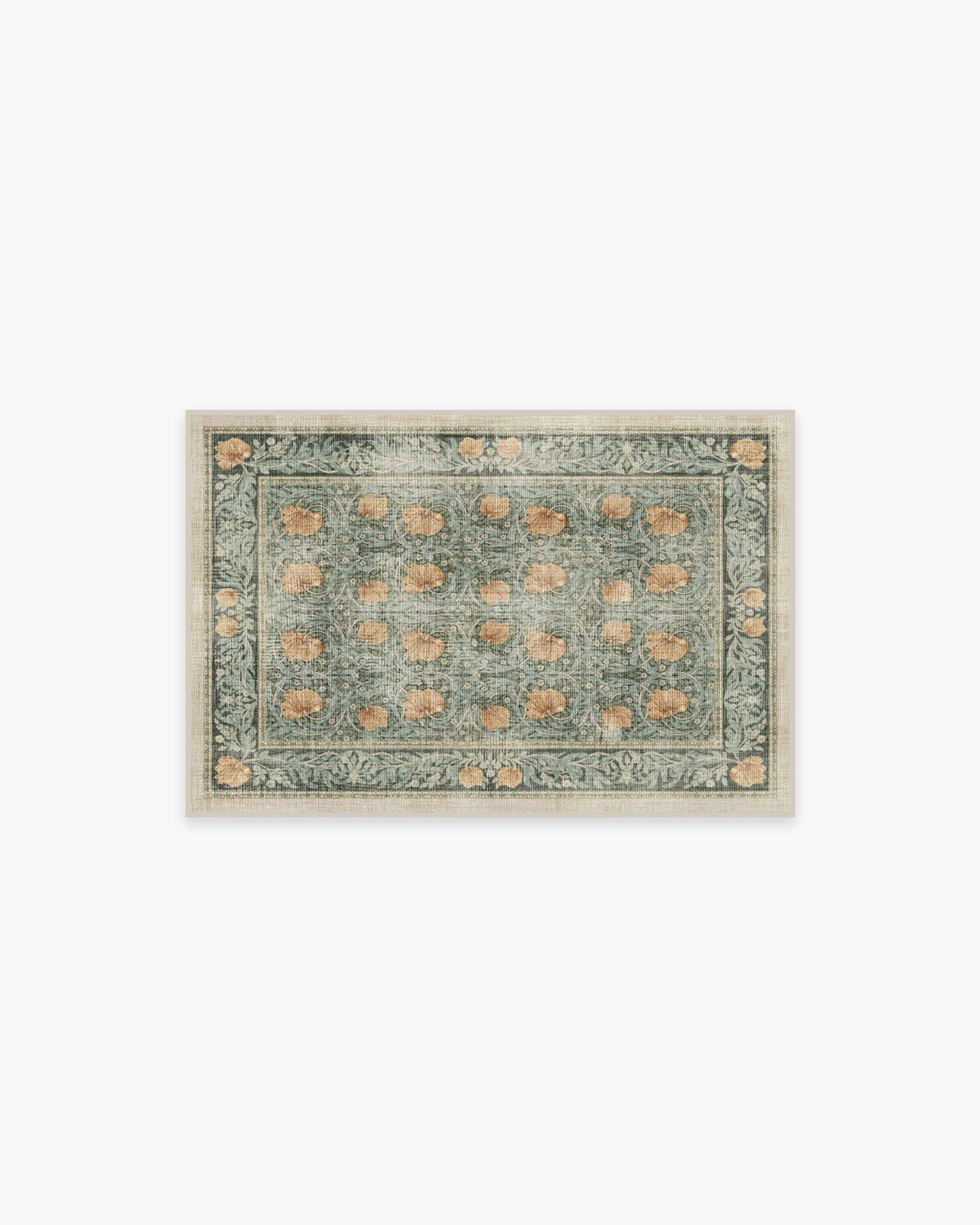 Morris & Co. Pimpernel Jade Rug | Ruggable