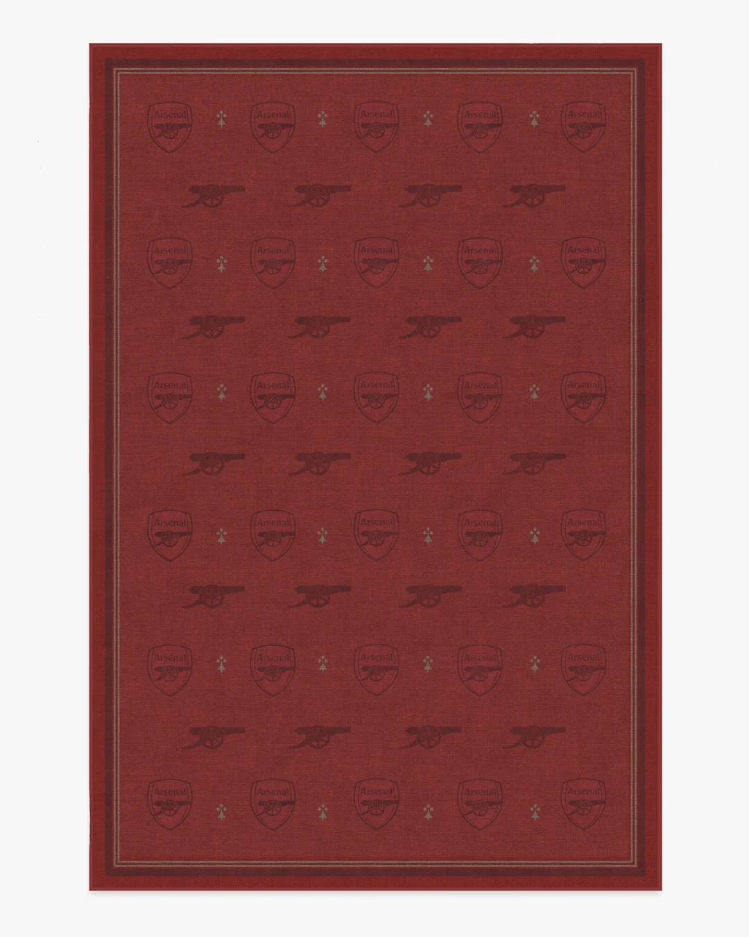 Arsenal Classic Red Tufted Rug | Ruggable
