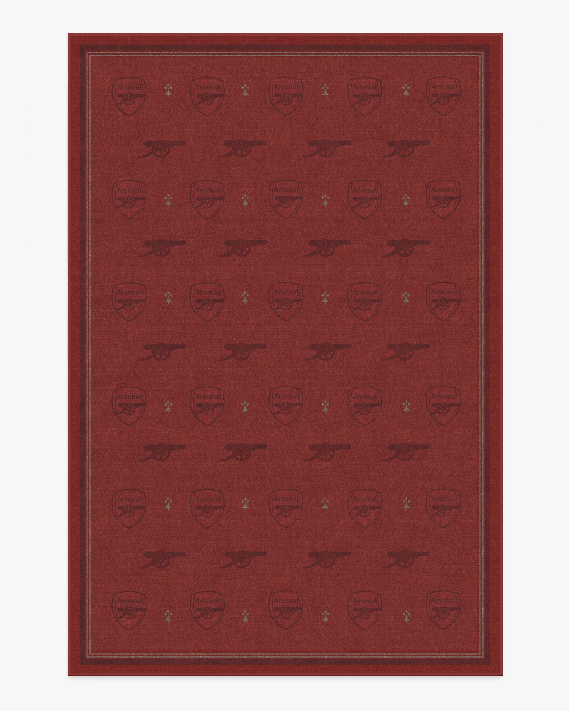 Arsenal Classic Red Tufted Rug | Ruggable
