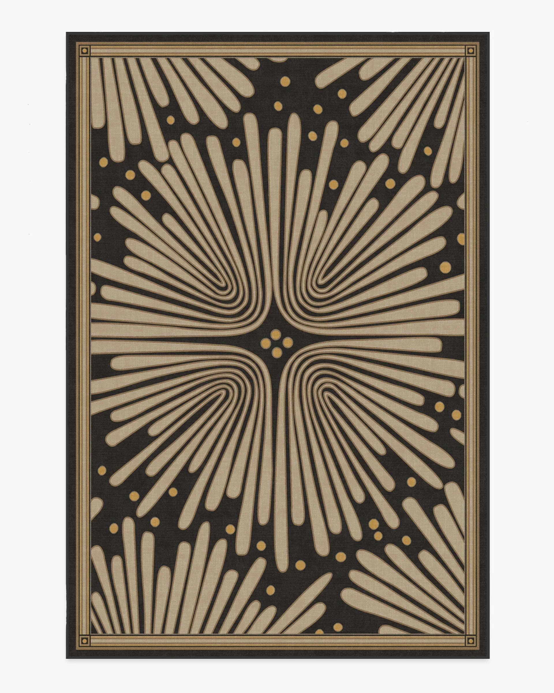 Jonathan Adler Gatsby Black & Gold Rug | Ruggable