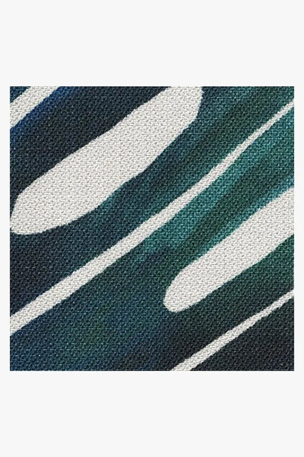 Outdoor Panama Teal Blue Rug | Ruggable