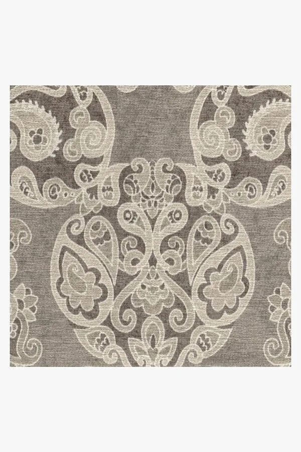 Mickey Damask Stone Rug | Ruggable