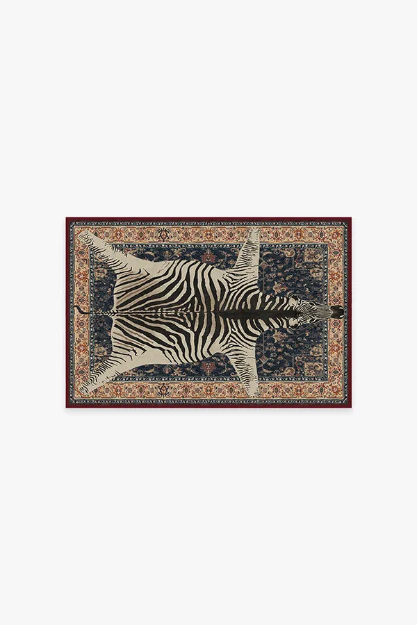 Iris Apfel On Safari Sapphire Rug | Ruggable