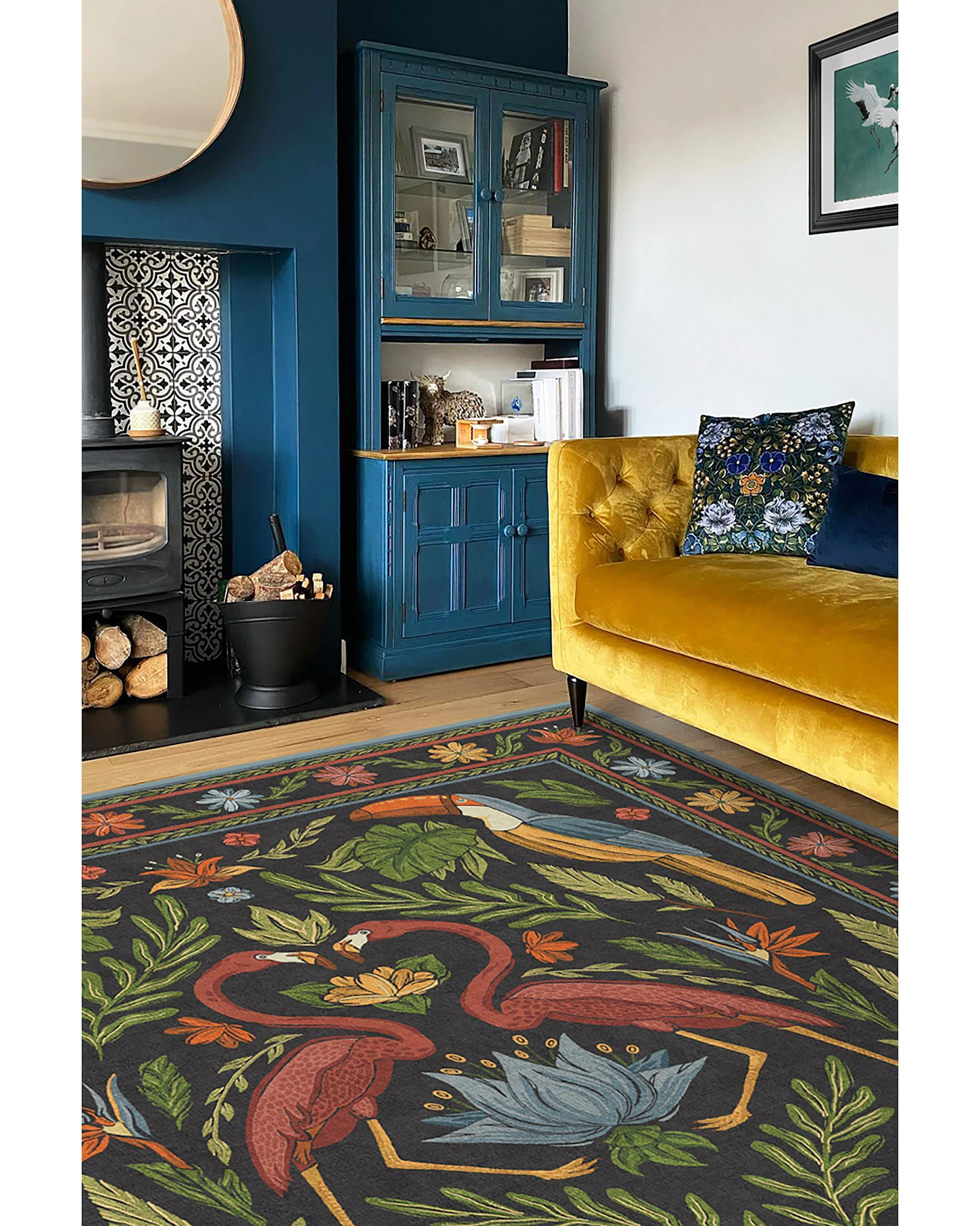Iris Apfel Birds Of A Feather Rug | Ruggable