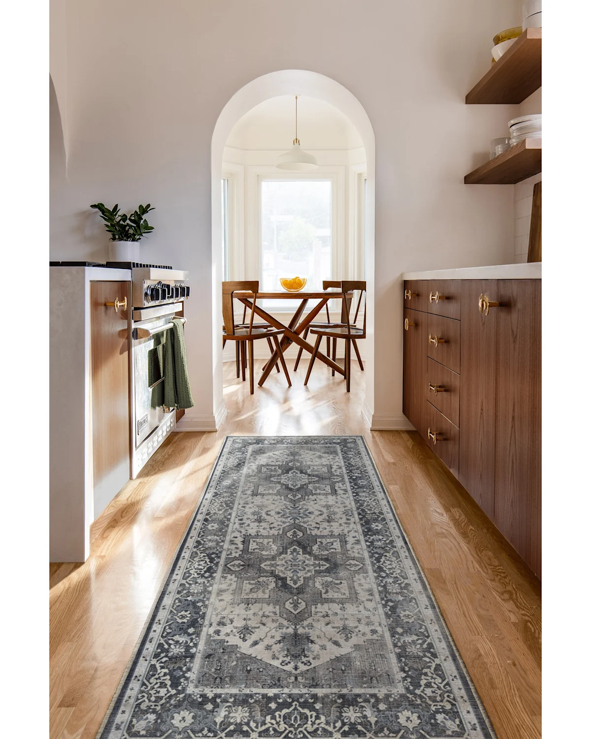 Kira Stone Blue Rug | Ruggable