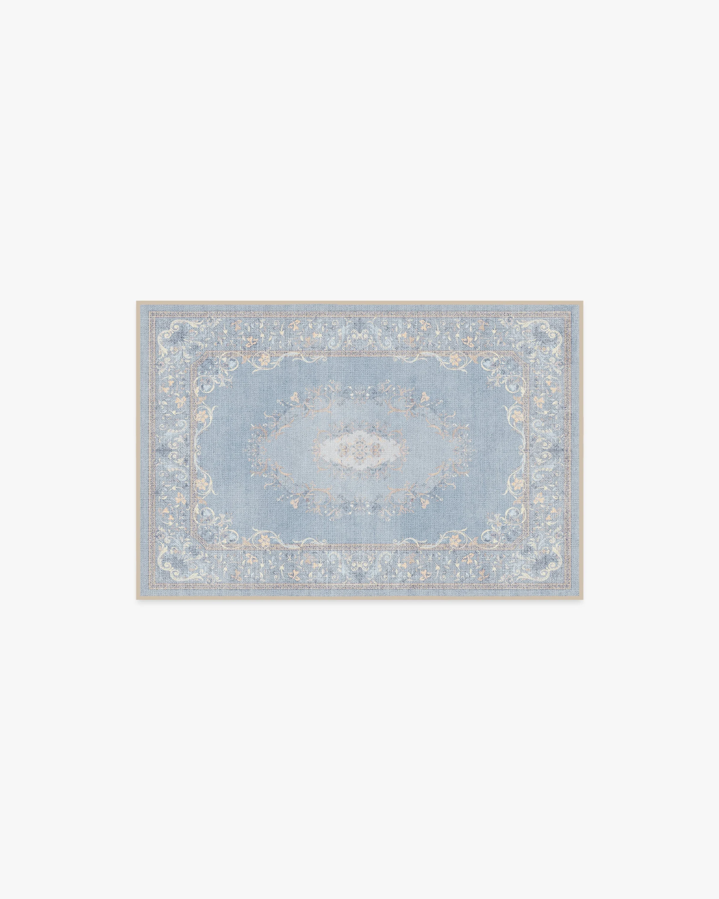 Bridgerton Lady Whistledown Soft Blue Rug | Ruggable