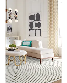 Jonathan Adler Inkdrop Camel & Ivory Rug | Ruggable
