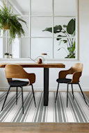 Outdoor Marina Stripe Grey Rug