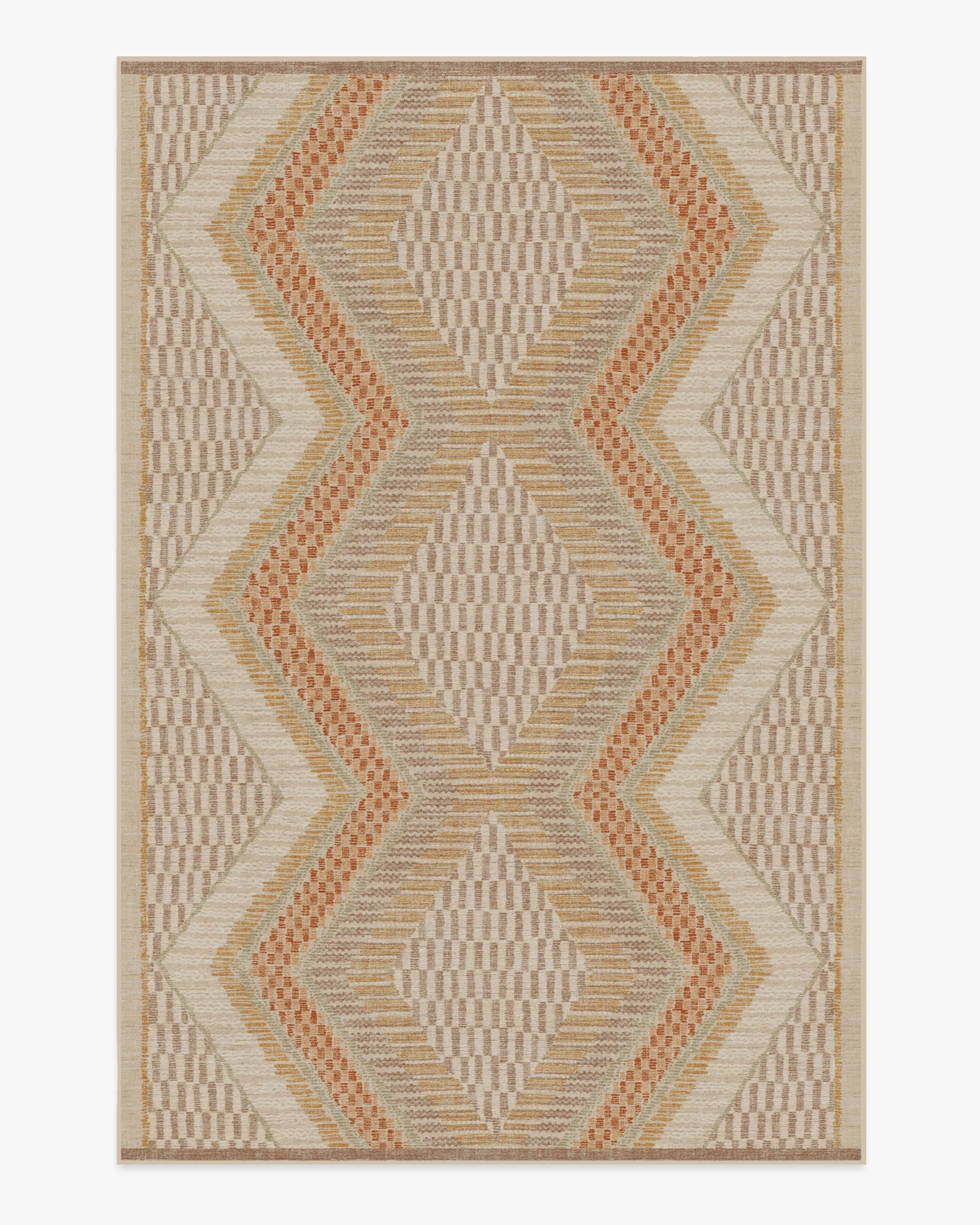 Justina Blakeney Etta Natural & Terra Rug | Ruggable