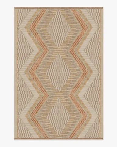 Justina Blakeney Etta Natural & Terra Rug | Ruggable