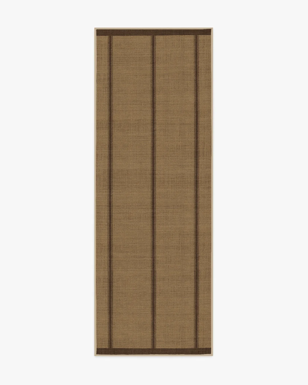 Architectural Digest Harvest Stripe Brown Re-Jute Rug | Ruggable