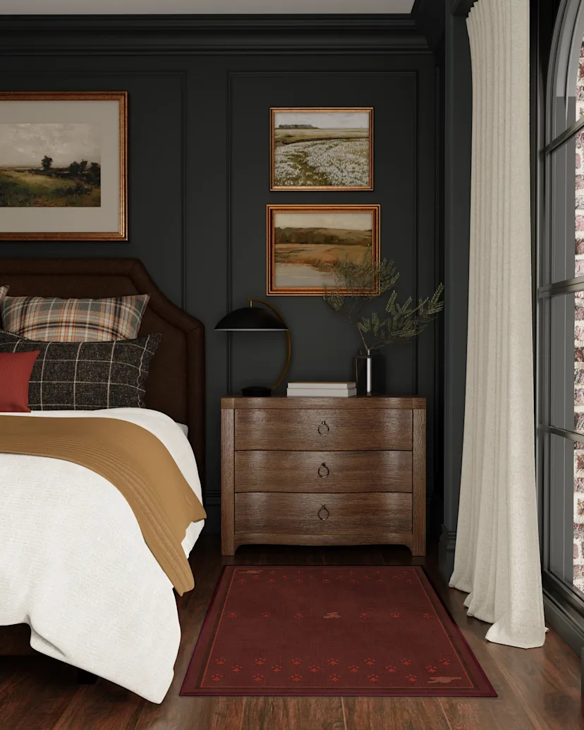 Arsenal Highbury Burgundy Rug | Ruggable