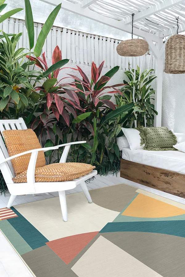 Outdoor Forma Multicolor Rug | Ruggable