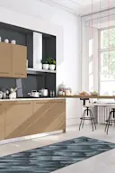 TIE Fighter Houndstooth Blue Rug | Ruggable