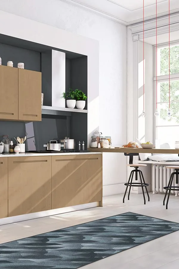 TIE Fighter Houndstooth Blue Rug | Ruggable