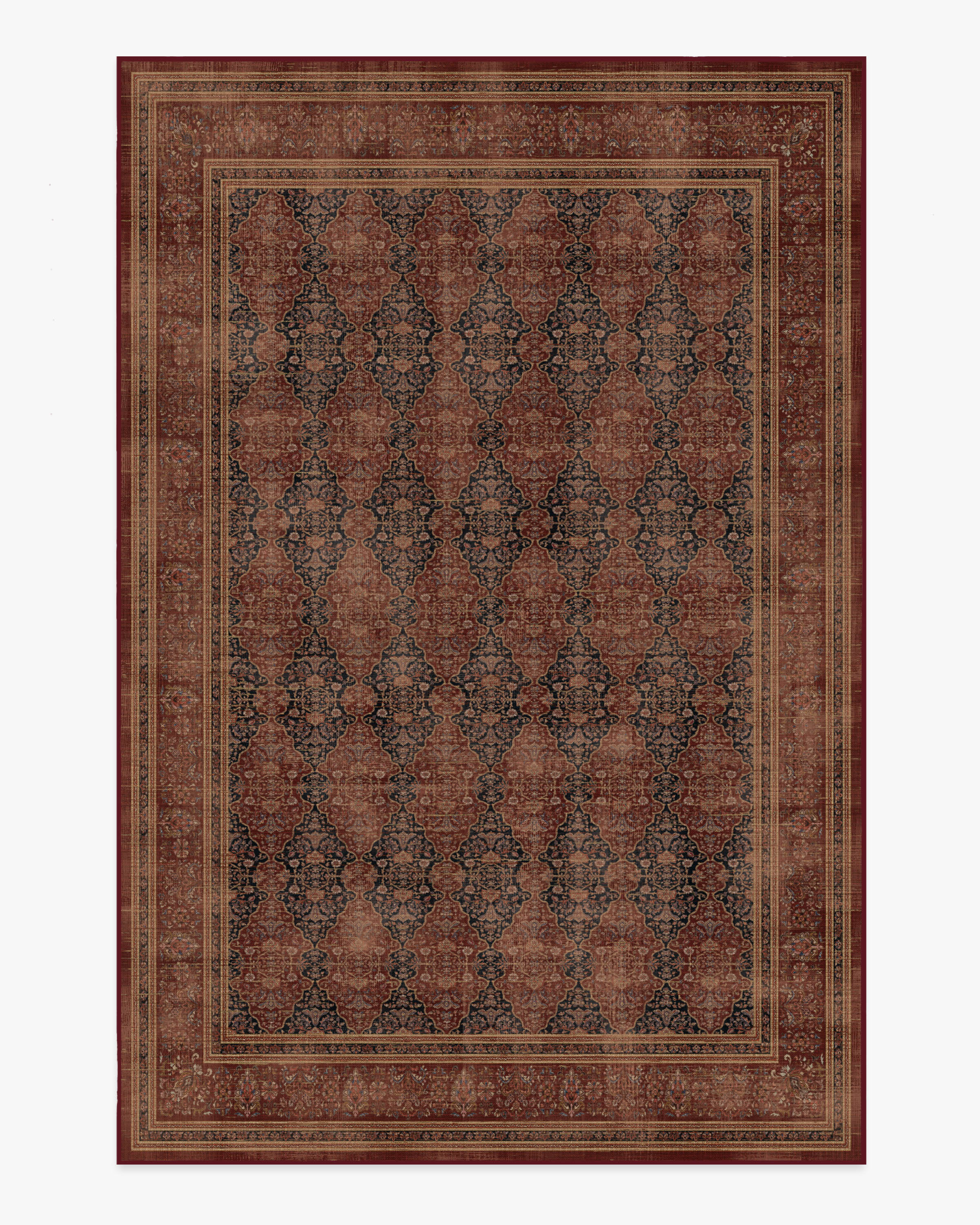 Vesper Amber Red Rug | Ruggable