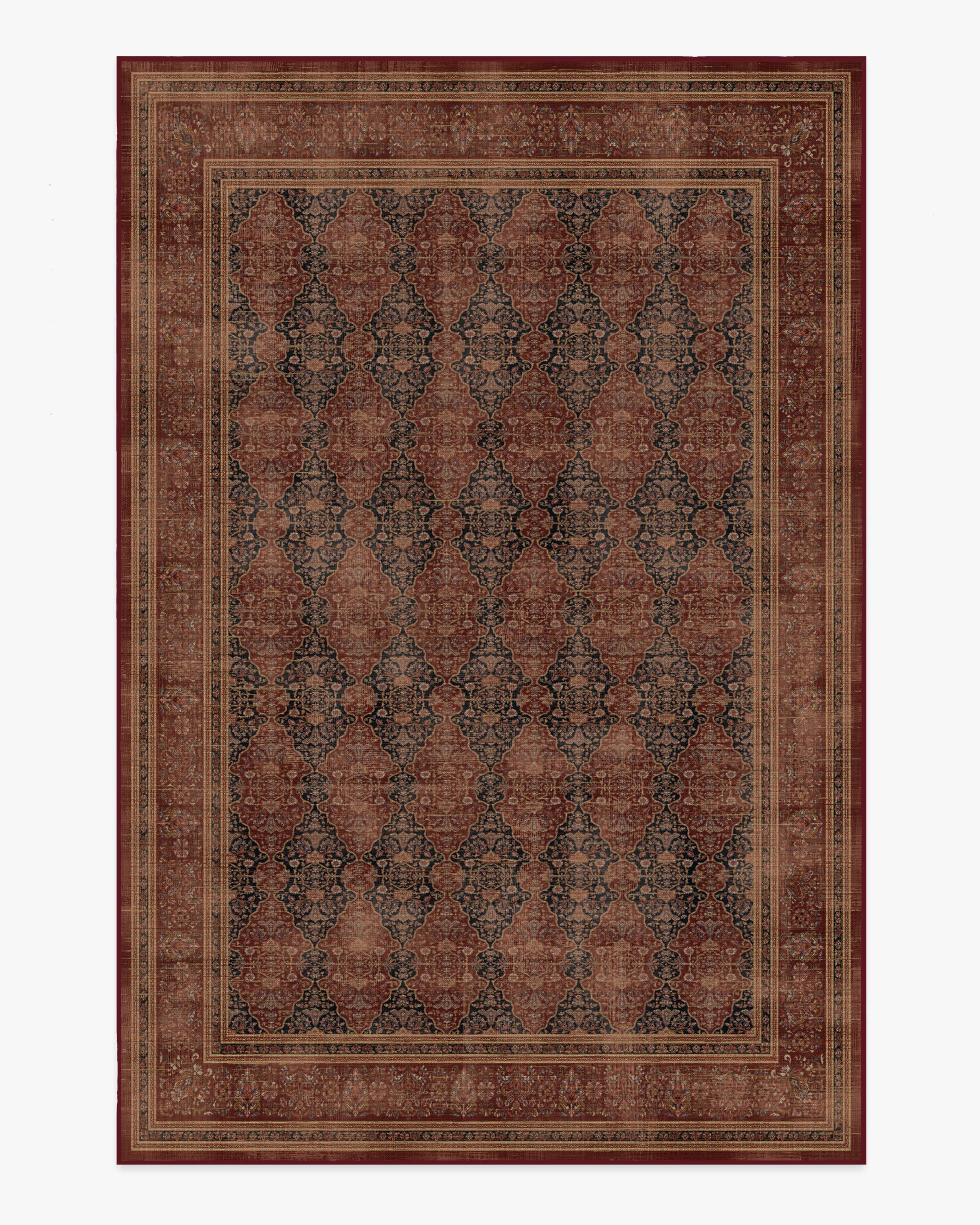 Vesper Amber Red Rug | Ruggable