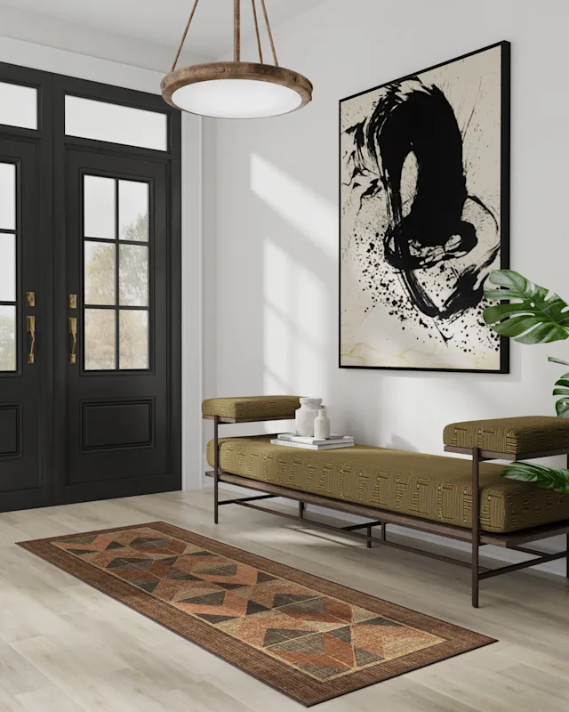 Ember Copper & Brown Rug | Ruggable