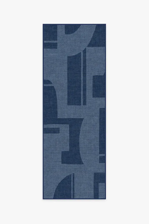 Outdoor Bodin Ink Blue Rug | Ruggable