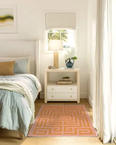 Maze Pink & Orange Rug | Ruggable