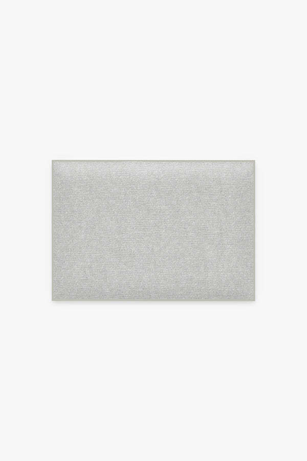 Solid Light Grey Bath Mat