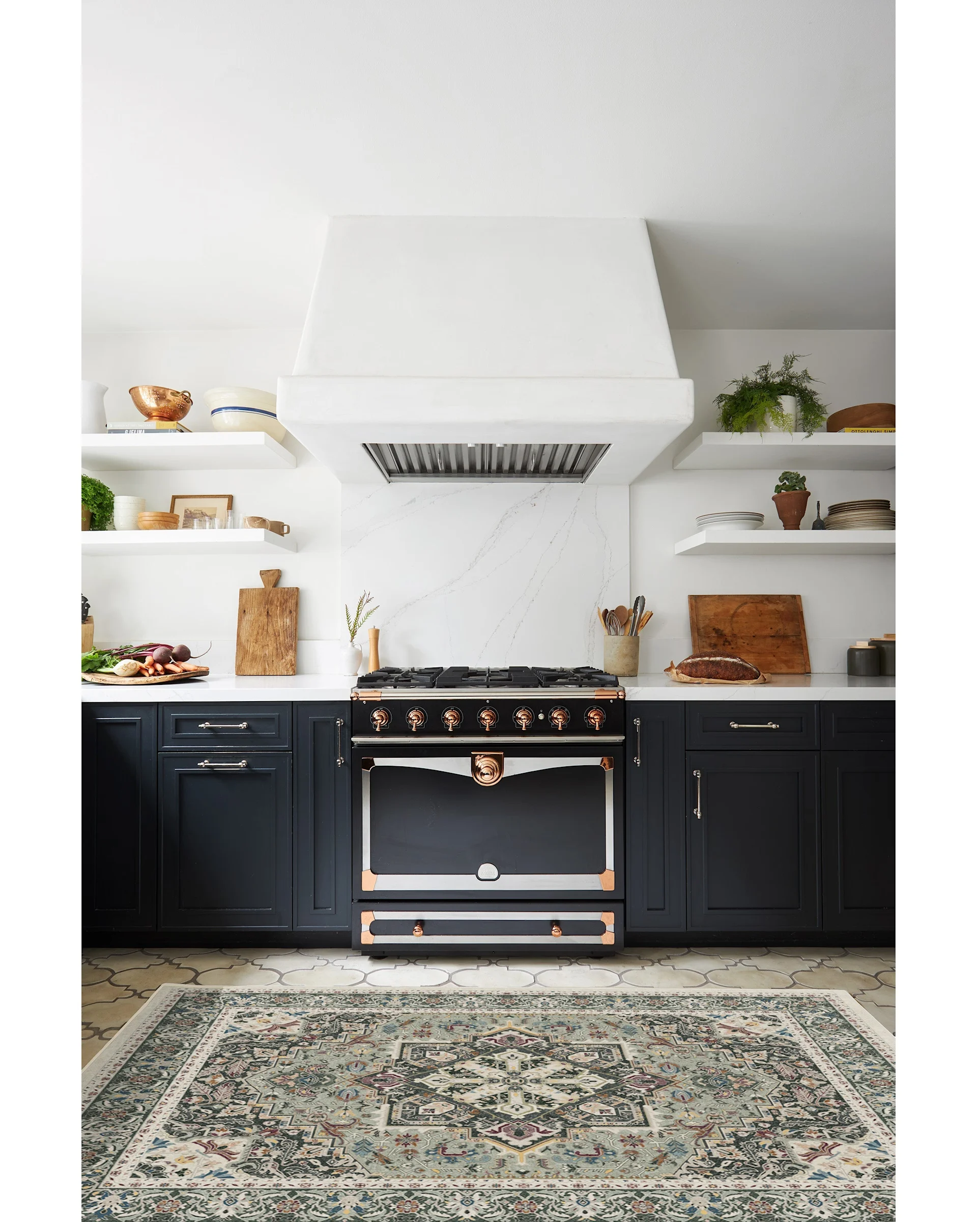 Hendesi Heriz Sage Rug | Ruggable