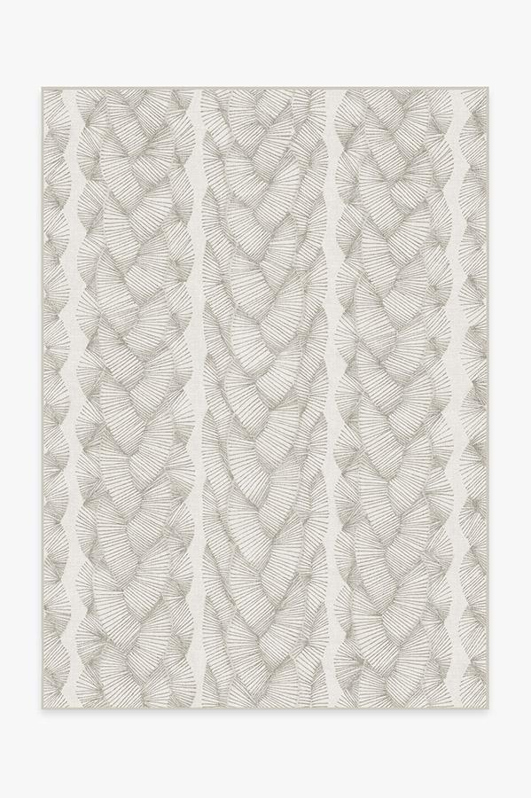 Nodum Light Grey Tufted Rug | Ruggable