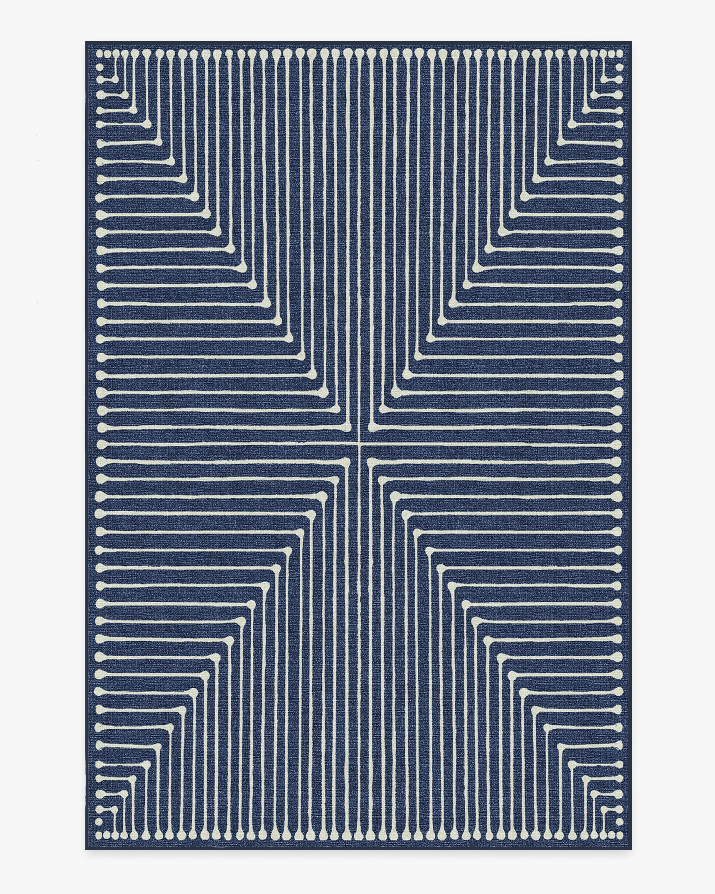 Jonathan Adler Inkdrop Lapis Blue Rug | Ruggable
