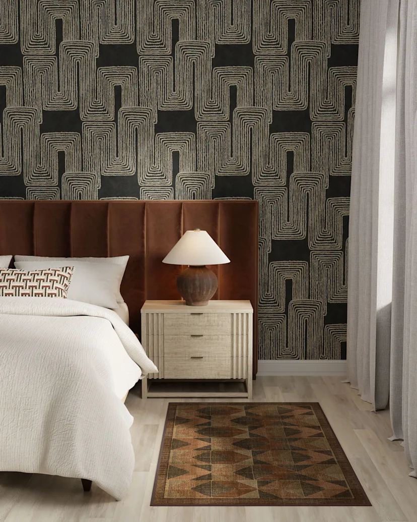 Ember Copper & Brown Rug | Ruggable