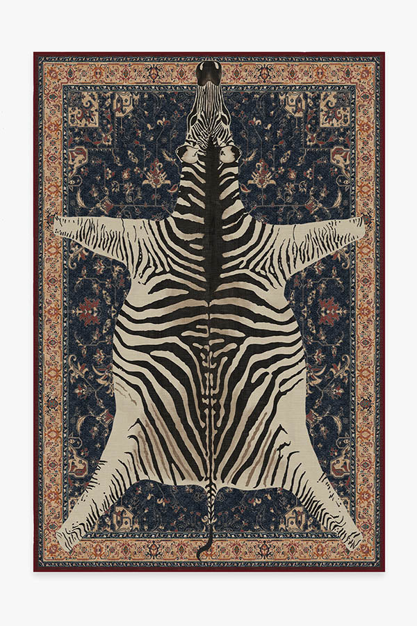 Iris Apfel On Safari Sapphire Rug | Ruggable
