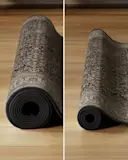 Alessia Dark Wood Tufted Rug | Ruggable