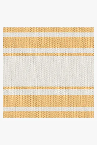 Outdoor Marina Stripe Yellow Rug | Ruggable