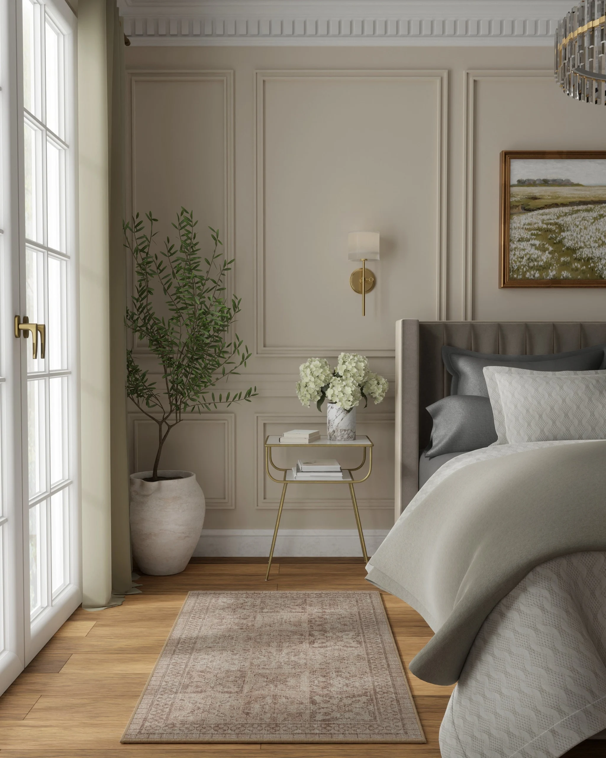 The Hiltons Astoria Rose Gold Rug | Ruggable