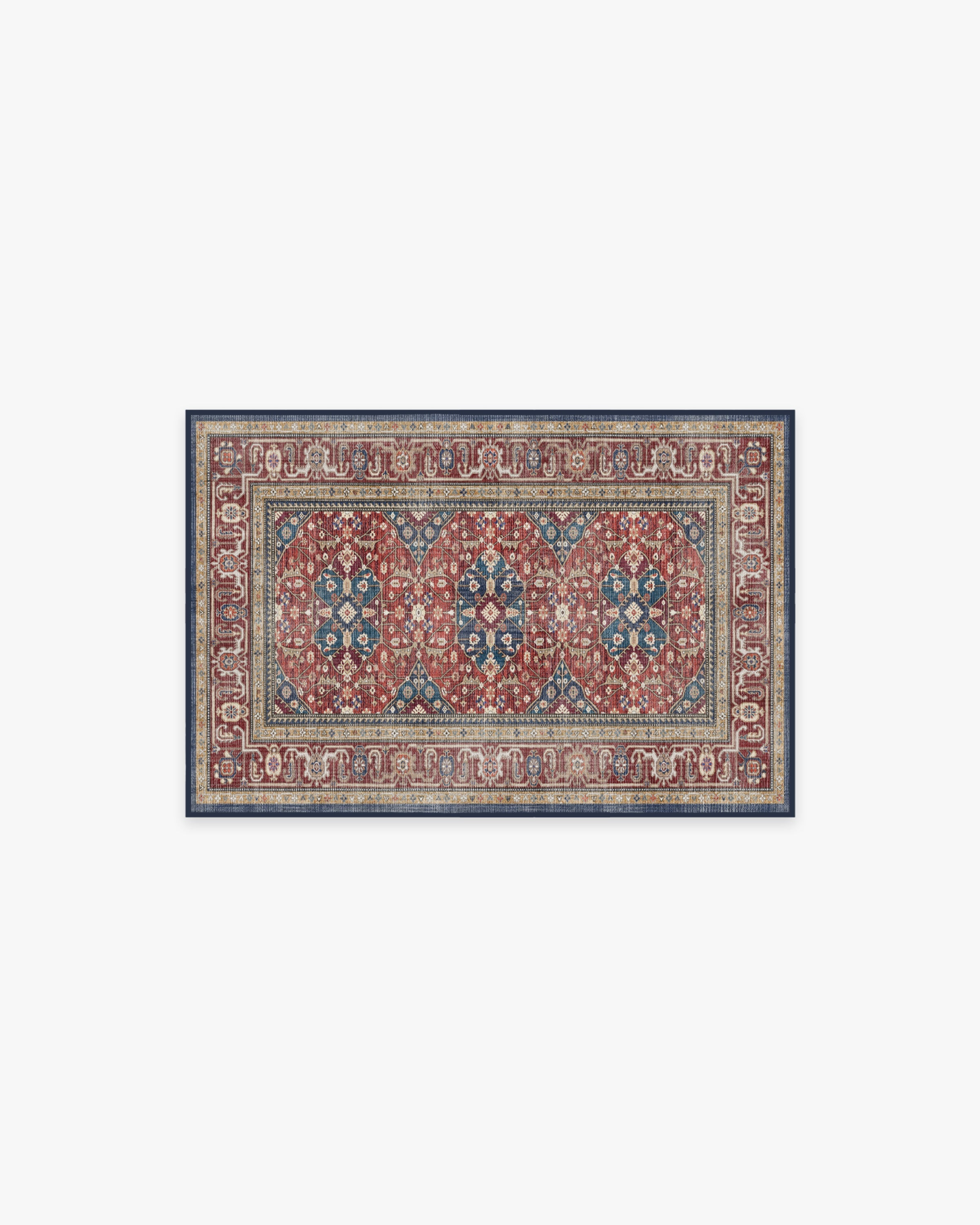 Alessia Royal Red Rug | Ruggable