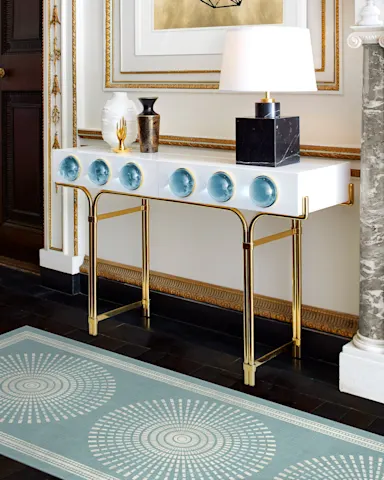 Jonathan Adler Santorini Blue Rug | Ruggable