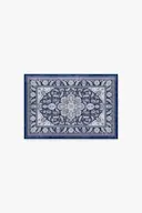 Safiya Navy Blue Bath Mat | Ruggable