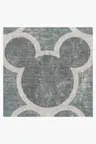Mickey Trellis Slate Tufted Rug | Ruggable