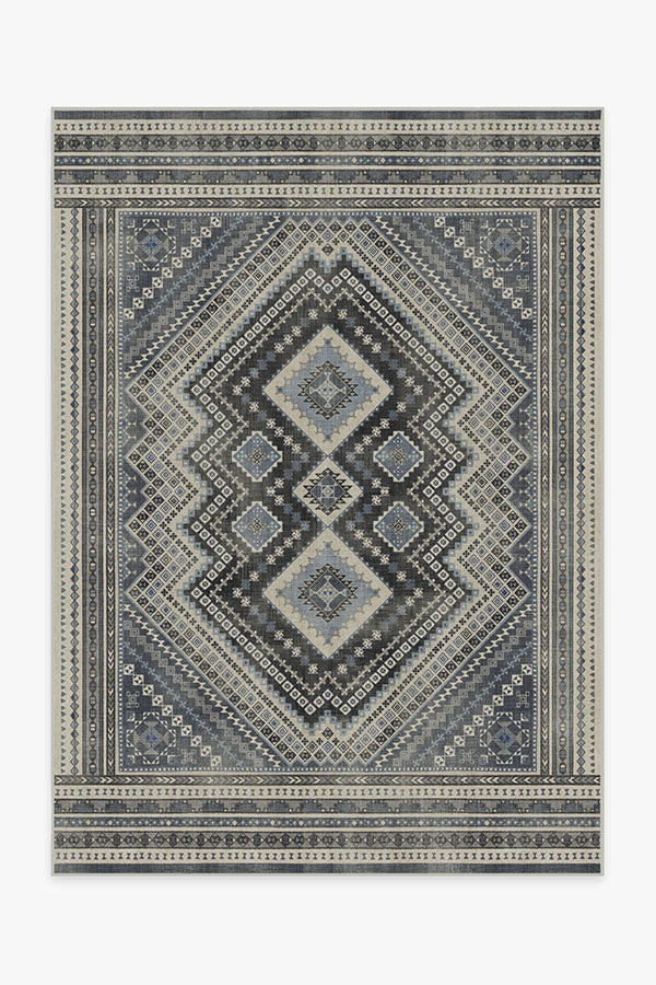Kaden Steel Blue Rug | Ruggable