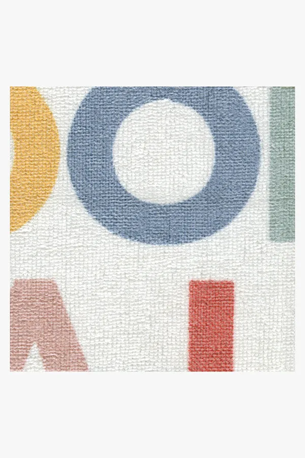 Ooh La La Multicolor Bath Mat | Ruggable