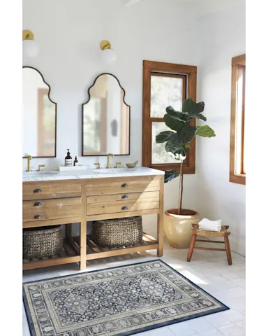 Alessia Dusk Blue Rug | Ruggable